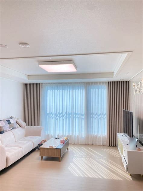 세종커튼 전문점 반곡동 수루배마을6단지 거실 커튼 커텐 콤비 블라인드 실측 설치 후기 네이버 블로그