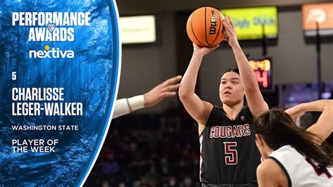 Washington States Charlisse Leger Walker Named Pac 12 Player Of The