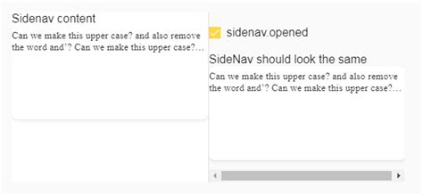 Mat Side Nav Doesnt Apply ` Webkit Box Orient Vertical` Style Upon Opening A Sidenav · Issue