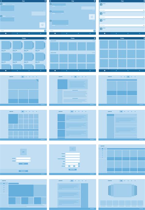 ui8 wireframe kit behance