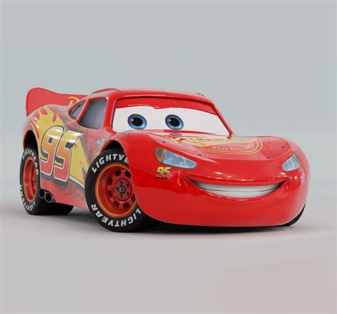 Lightning Mcqueen 3d Model R Blender