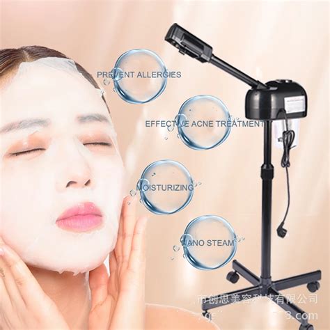 얼굴 스팀기 마사지 핫 페이셜 스티머 프로페셔널 페이스 모이스처 라이저 기화기 안개 스프 티몬