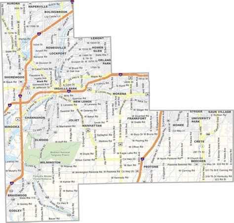 Kankakee County Map Illinois Us County Maps