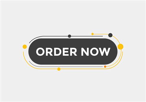 order now text button web button banner template order now 8558284
