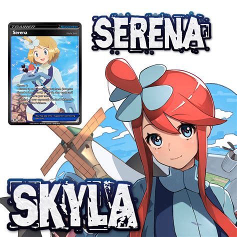 Jual Kartu Pokemon Tcg Hologram Special Trainer Serena Skyla Suit