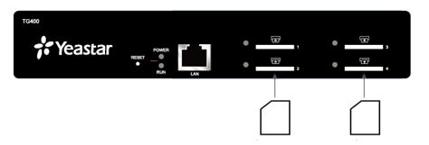 Insert Sim Card Yeastar