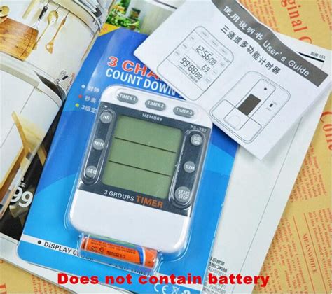 Calculator Digital 12 Or 24 Hour Kitchen 99 Hours Grandado