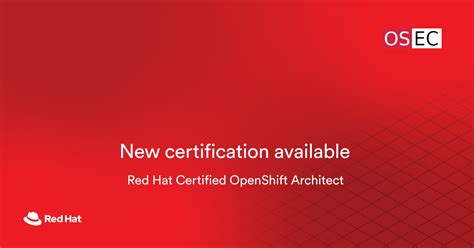 Nowa Certyfikacja Red Hat Certified Openshift Architect Rhcoa Osec