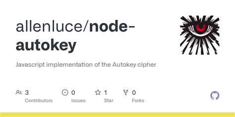 Github Allenlucenode Autokey Javascript Implementation Of The