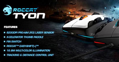 Tyon review - Roccats monster Gaming mouse - TGG
