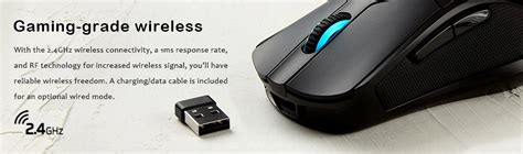 Hyperx Pulsefire Dart Wireless Gaming Mouse 16000dpi 50 Hours Battery Open Box 9 5 10 Hyperx Pk