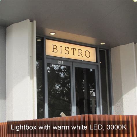Single Sided Rectangular Led Light Box Signs Shop Front Signages