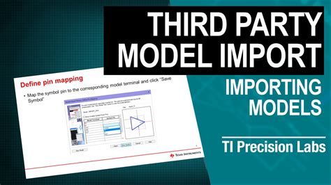 PSpice For TI Third Party Model Import Video TI
