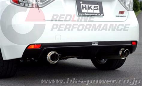 Hks Wrx Sti V11 Silent Hi Power Exhaust System Redline Performance