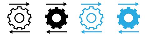 Process Method Step Procedure Or Workflow Logo Vector Image