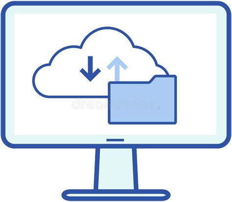 Virtual Storage For Personal Data Loop Concept Icon Stock Vector Illustration Of Internet