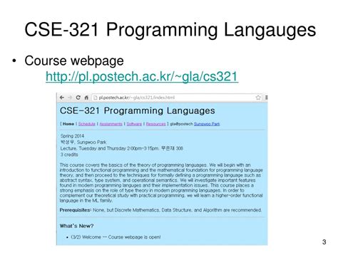 ppt cse 321 programming languages overview powerpoint presentation