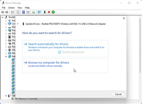 How To Update Network Drivers In Windows 11