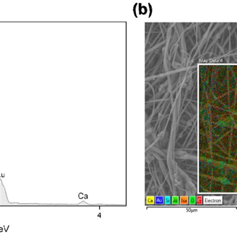 Eds Spectrum Of Electrospun Plla Sba2 Fibres A And Its Comparative Download Scientific