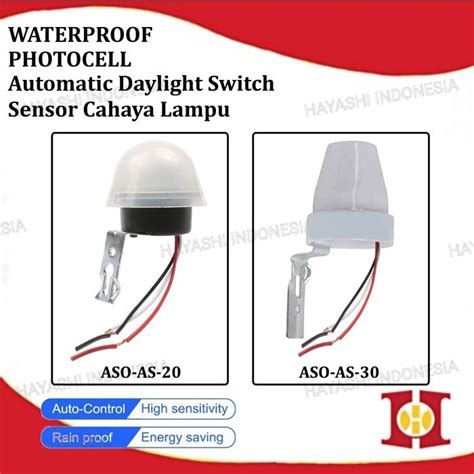 Jual Saklar Sensor Cahaya Lampu Jalan Otomatis Anti Air Outdoor 220v 10a Shopee Indonesia