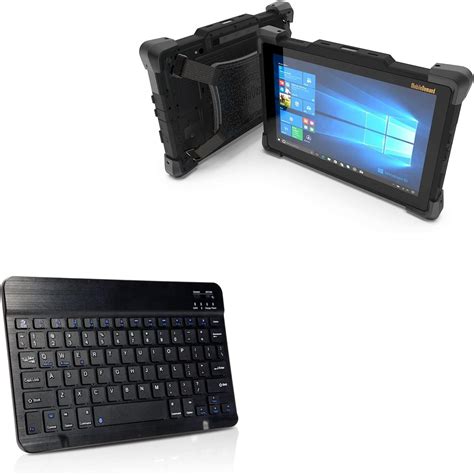 Boxwave Keyboard Compatible With Mobiledemand T1270 Rugged Tablet Keyboard Slimkeys Bluetooth
