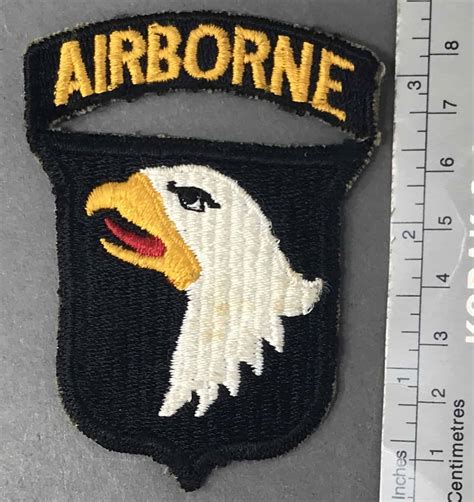 Experience Authentic Wwii 101st Airborne Eagle Patch History