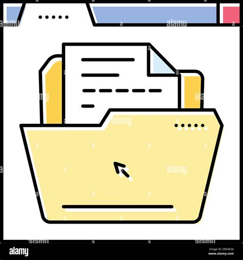 Web Document File Color Icon Vector Illustration Stock Vector Image Art Alamy