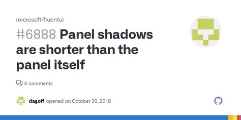 Panel Shadows Are Shorter Than The Panel Itself · Issue 6888