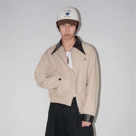 In Existence Reversible Compass Embroidered Jacket