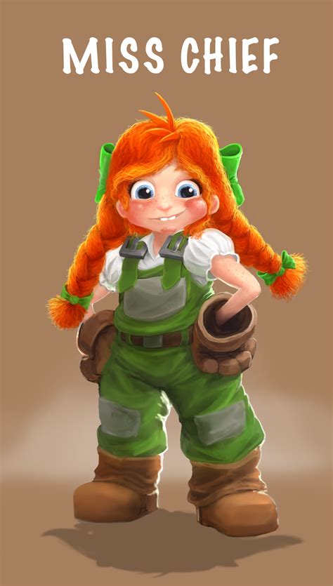 Artstation Miss Chief Work In Progress