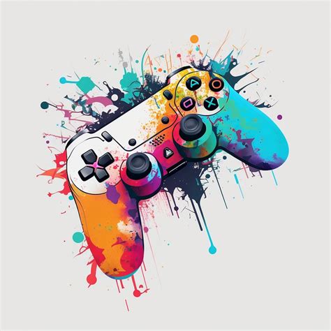 Video Game Controller Art At Carolyn Bey Blog