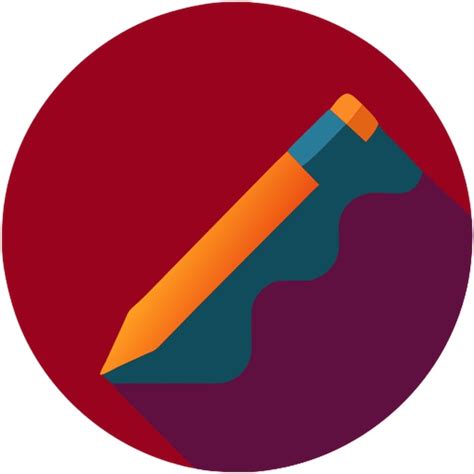 Icono Del Lápiz Vector Premium