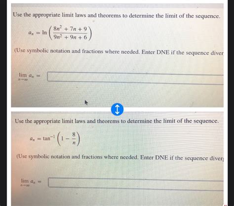 Solved Use The Appropriate Limit Laws And Theorems To Chegg Com