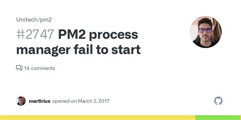PM2 Process Manager Fail To Start Issue 2747 Unitech Pm2 GitHub