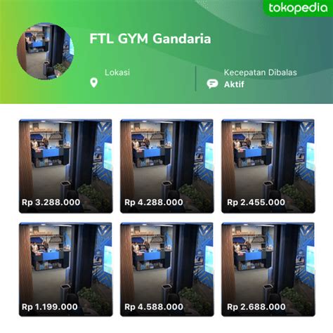 Toko Ftl Gym Gandaria Online Produk Lengkap And Harga Terbaik Tokopedia