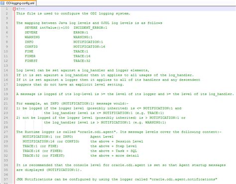 Odi 11g Agent Logging Tracing