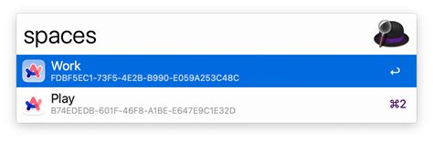 alfred gallery workflows arc tabs and spaces