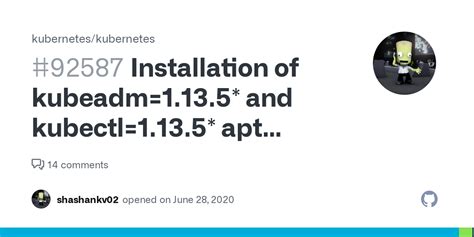 Installation Of Kubeadm1135 And Kubectl1135 Apt Packages Is