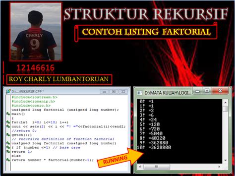 Struktur Rekursif Dan Fibonacci C Roy Charly Lumbantoruan