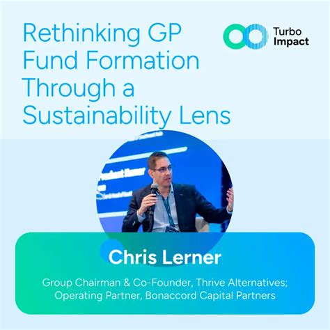 Turbo Impact Chris Lerner Rethinking Gp Fund Formation Through A