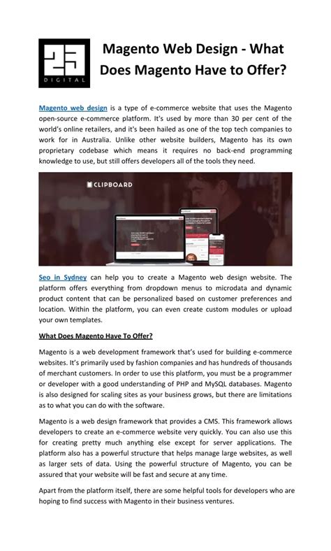 Ppt Magento Web Design What Does Magento Have To Offer Powerpoint Presentation Id11727507