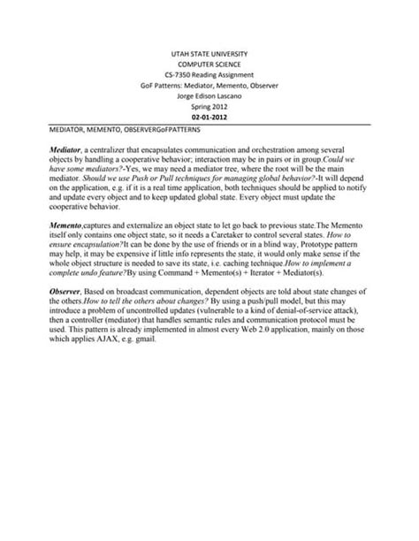 Gof Patterns Prototype Singleton Adapter Bridge Doc