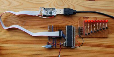 Atmel AVR ISP Dongle Detailed Circuit Diagram Available