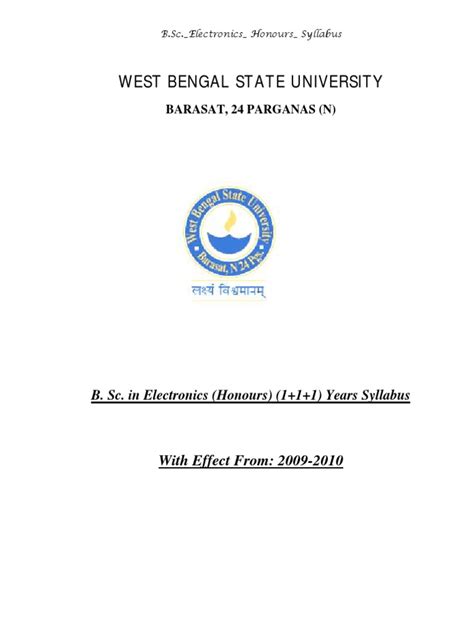 B Sc Electronics Honours Syllabus Pdf Photon Wave Function