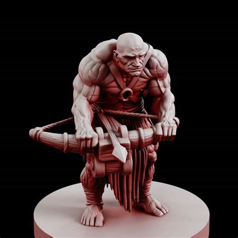 3d Printable Guard Ballista Fear And Hunger Tabletop Dandd Rpg Miniature