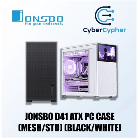 Jonsbo D Atx Pc Case Mesh Std Black White Shopee Singapore
