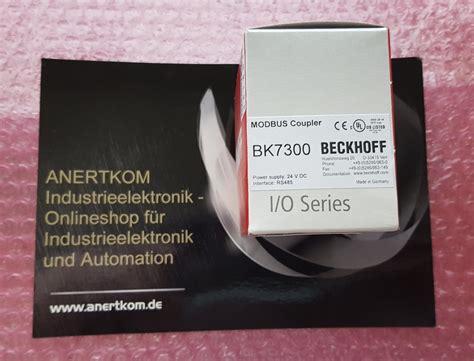 Beckhoff Bk7300 Bus Coupler Modbus Andre Ertel Anertkom Industrial Electronics And Automation