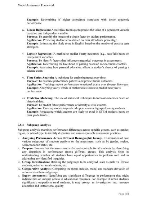 Model Assessment Framework Inter Boards Coordination Commission Ibcc