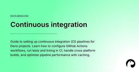 Continuous Integration