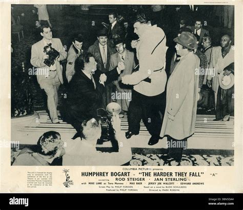 Rod Steiger Mike Lane And Humphrey Bogart In The Harder They Fall 1956
